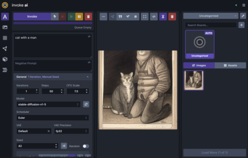 GPU4GBでも動く画像生成AI invokeAI【Python】 - フードテックブログ